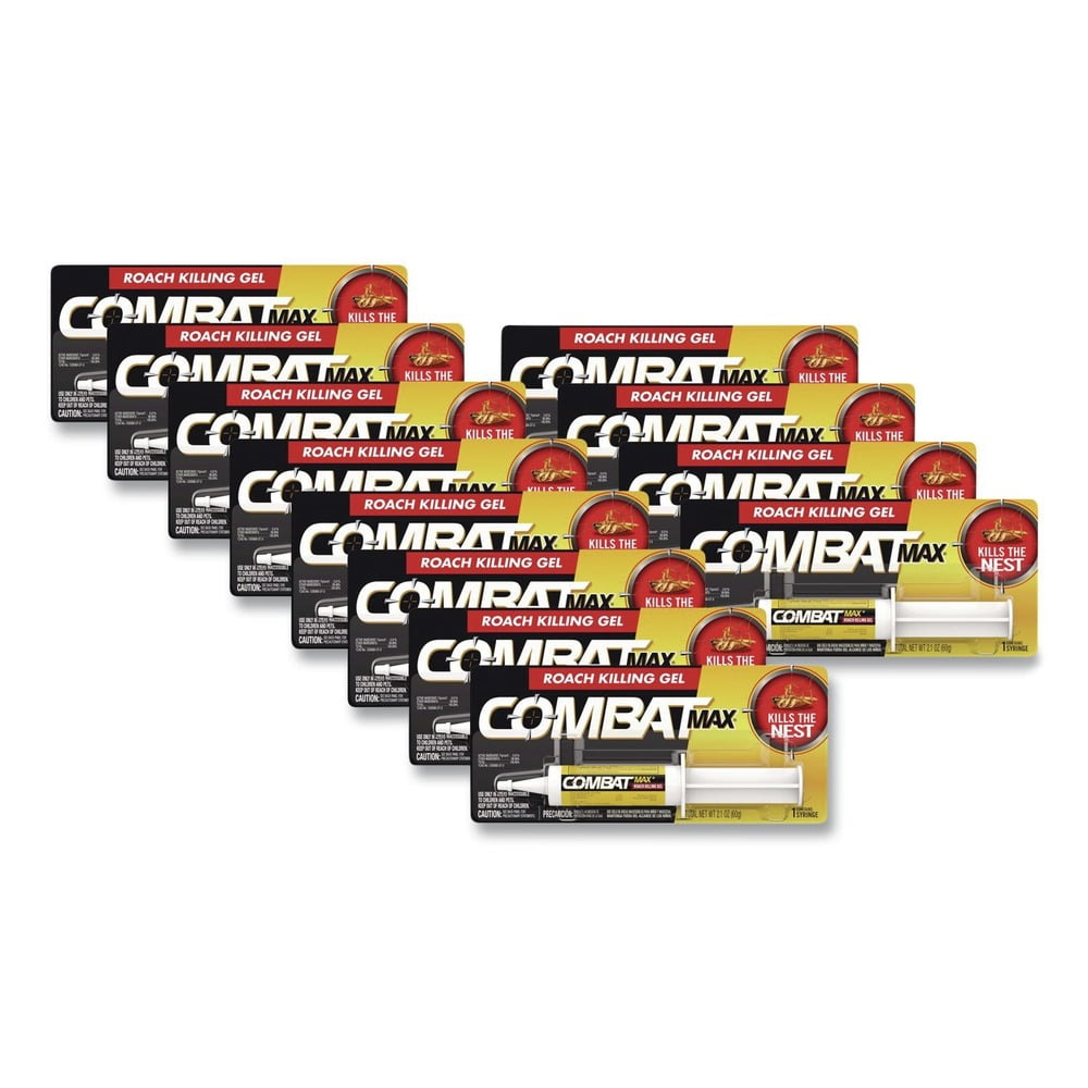 Combat 05455 2.1 oz. Syringe Source Kill Max Roach Killing Gel (12 ...