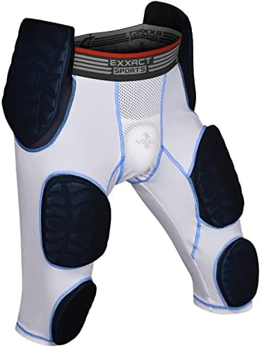 Combat 7-Pad Adult Football Girdle for Men with Cup Pocket, Padded ...