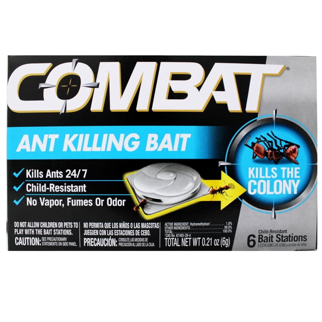 Combat Combat Ant Killing System, Kills Queen & Colony, 6 ct - Walmart ...