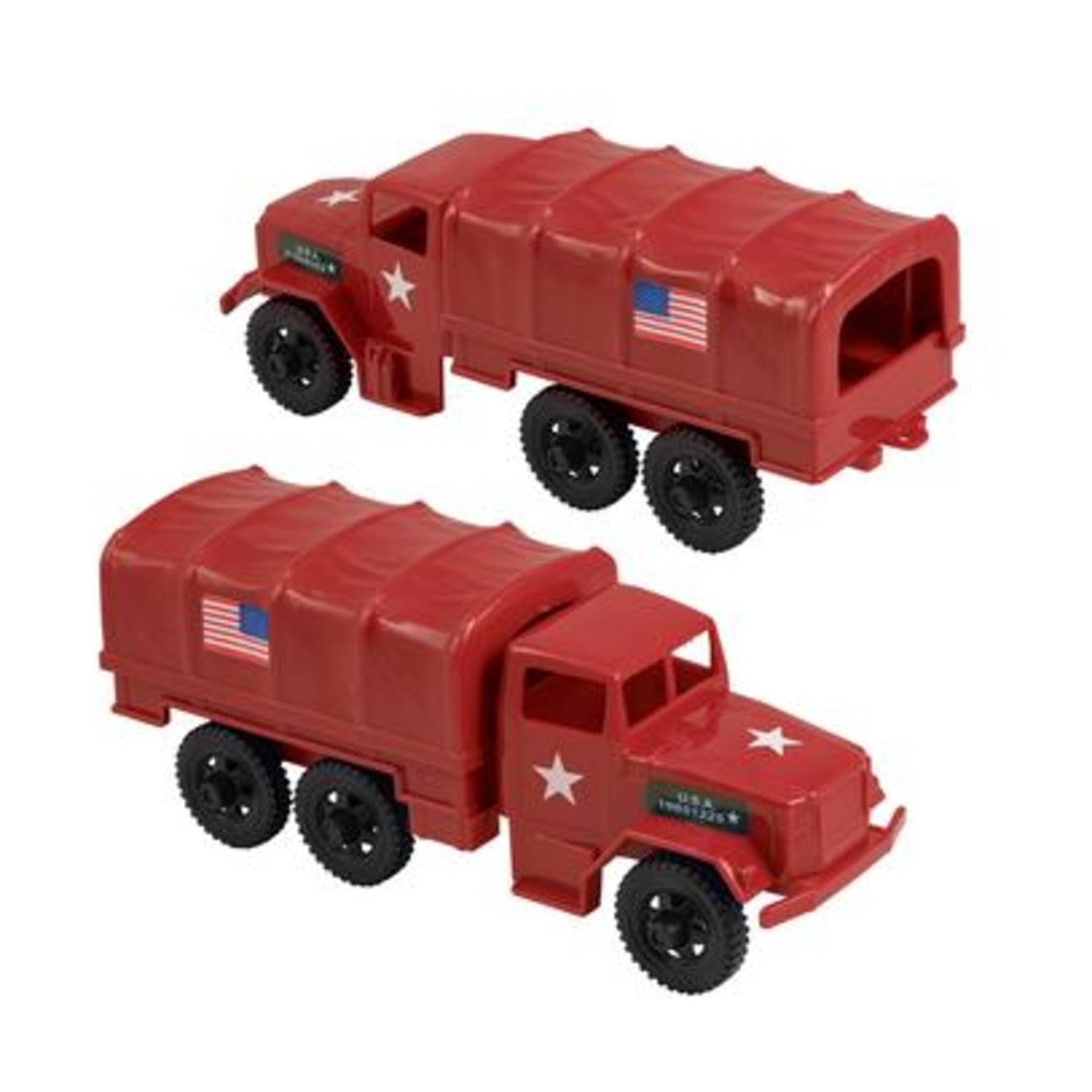 Combat Convoy 2.5 Ton M34 Cargo Trucks - Red New - Walmart.com