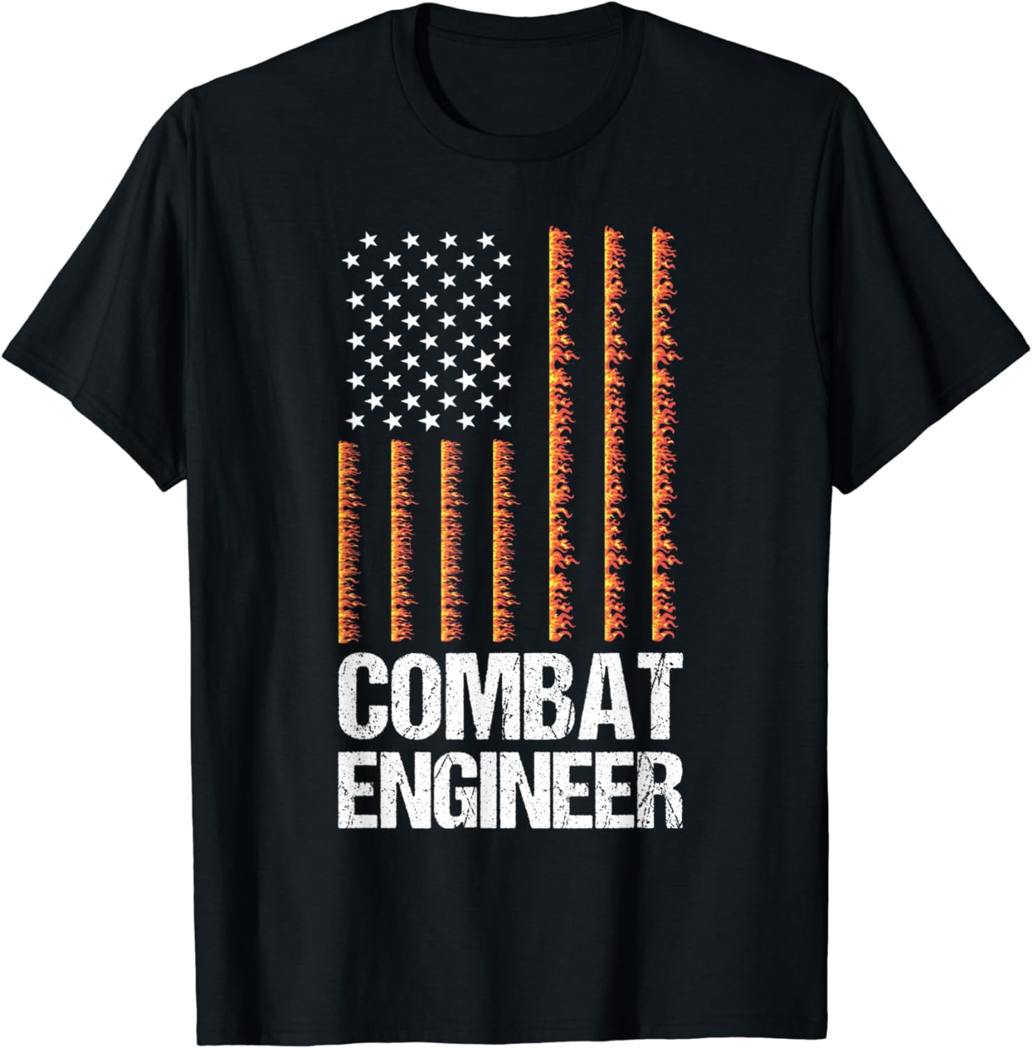 Combat Engineer Educates USA Military Sapper T-Shirt - Walmart.com