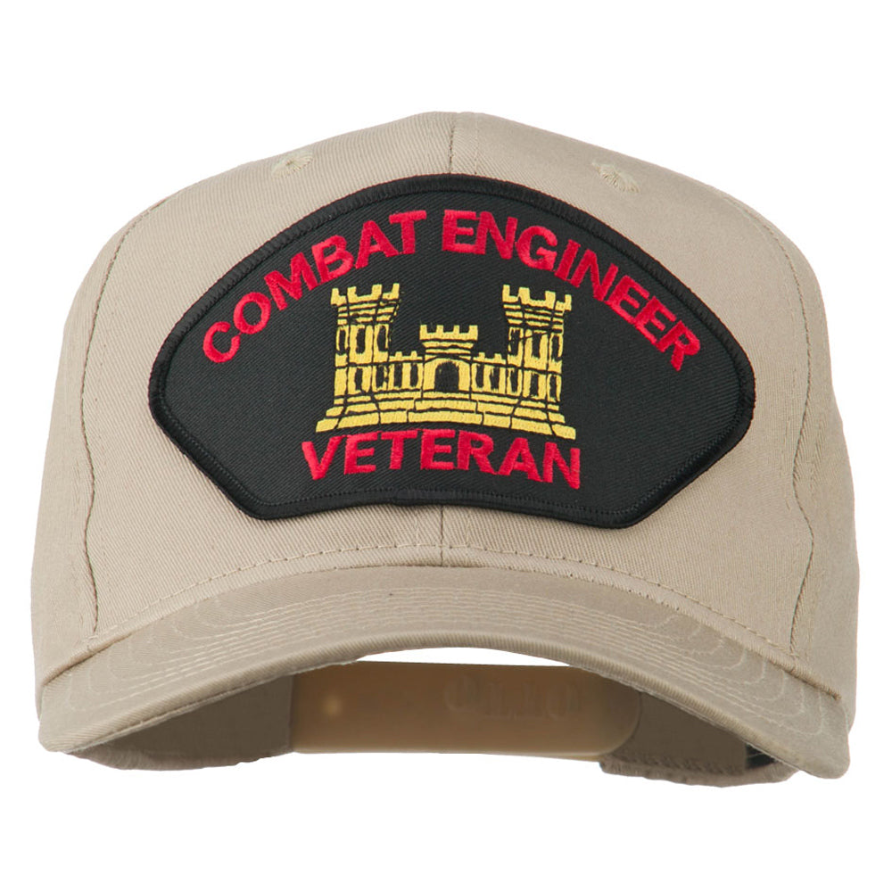 Combat Engineer Veteran Military Patch Cap - Khaki OSFM - Walmart.com