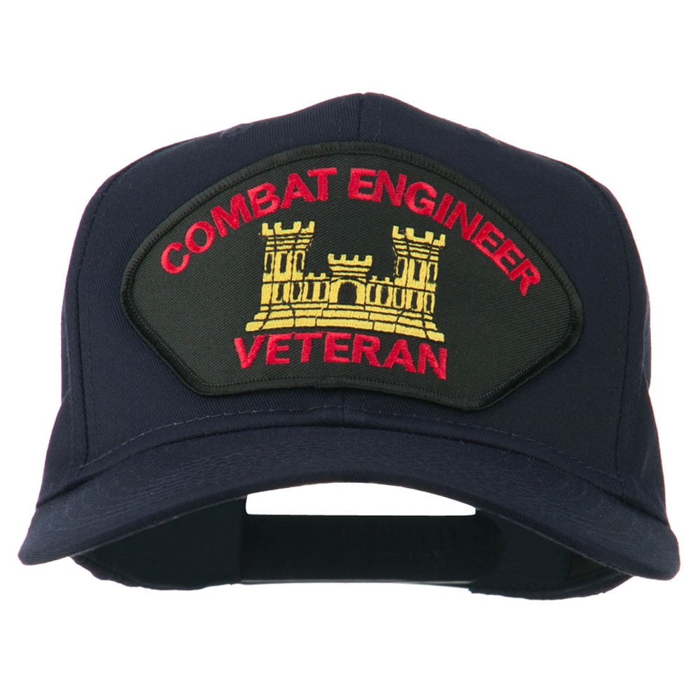 Combat Engineer Veteran Military Patch Cap - Navy OSFM - Walmart.com
