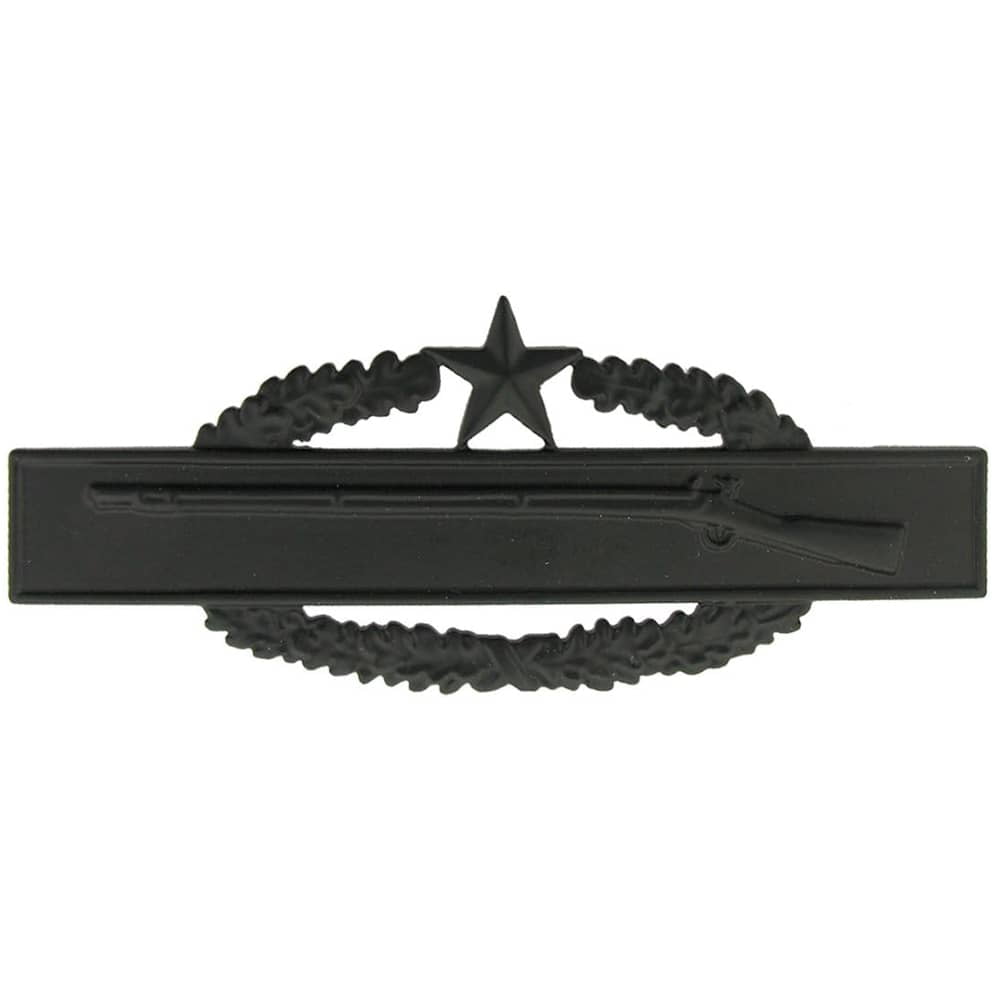 Combat Infantry Badge Army CIB 2nd Award Black Pin-on - Walmart.com