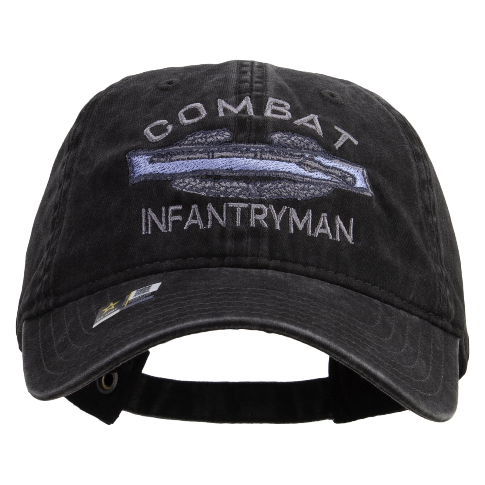 Combat Infantryman Embroidered Washed Solid Pigment Dyed Cotton Twill ...