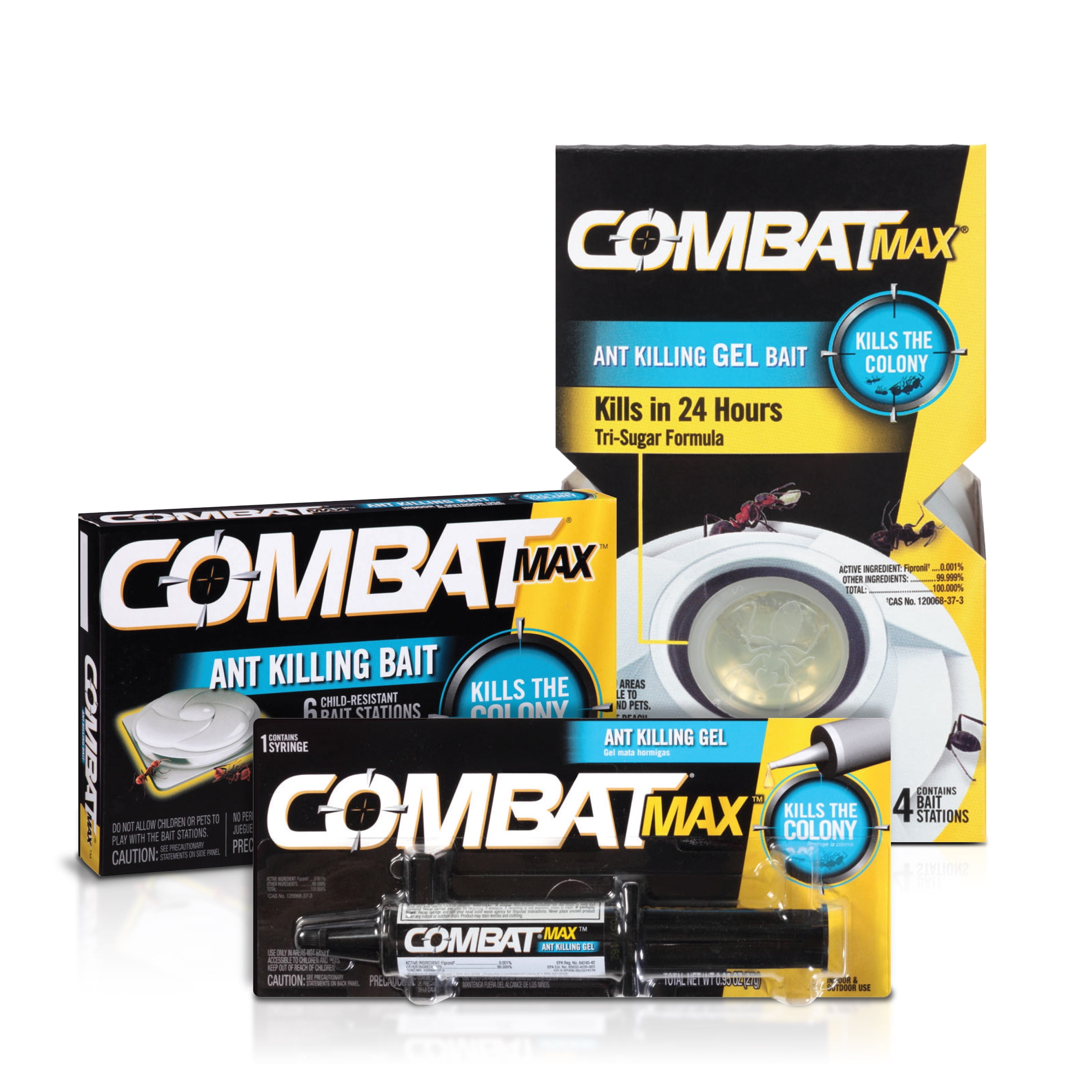 Combat Max Ant Killer - Fast Acting Gel Bait and Gel Bait for Indoor ...