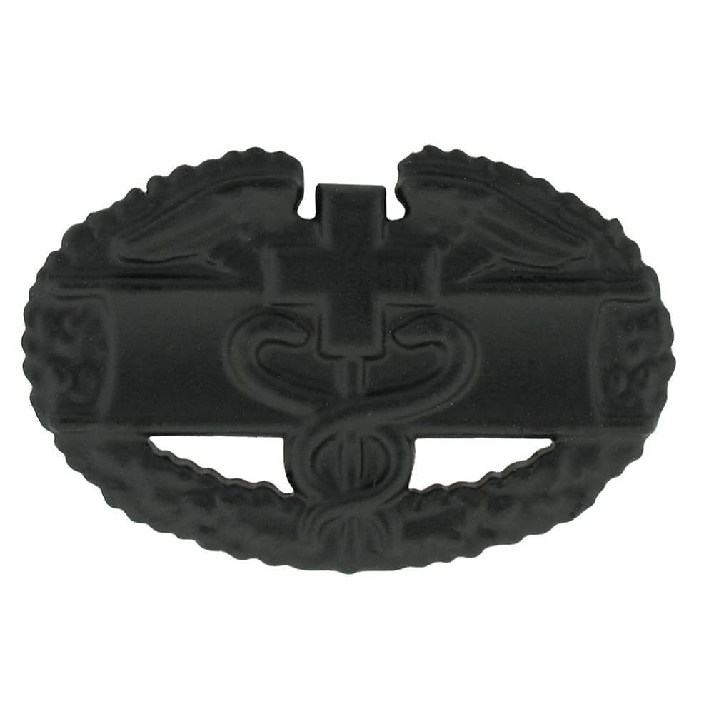 Army Combat Medic Badge CMB 1st Award – Full Size Black Metal Insignia ...