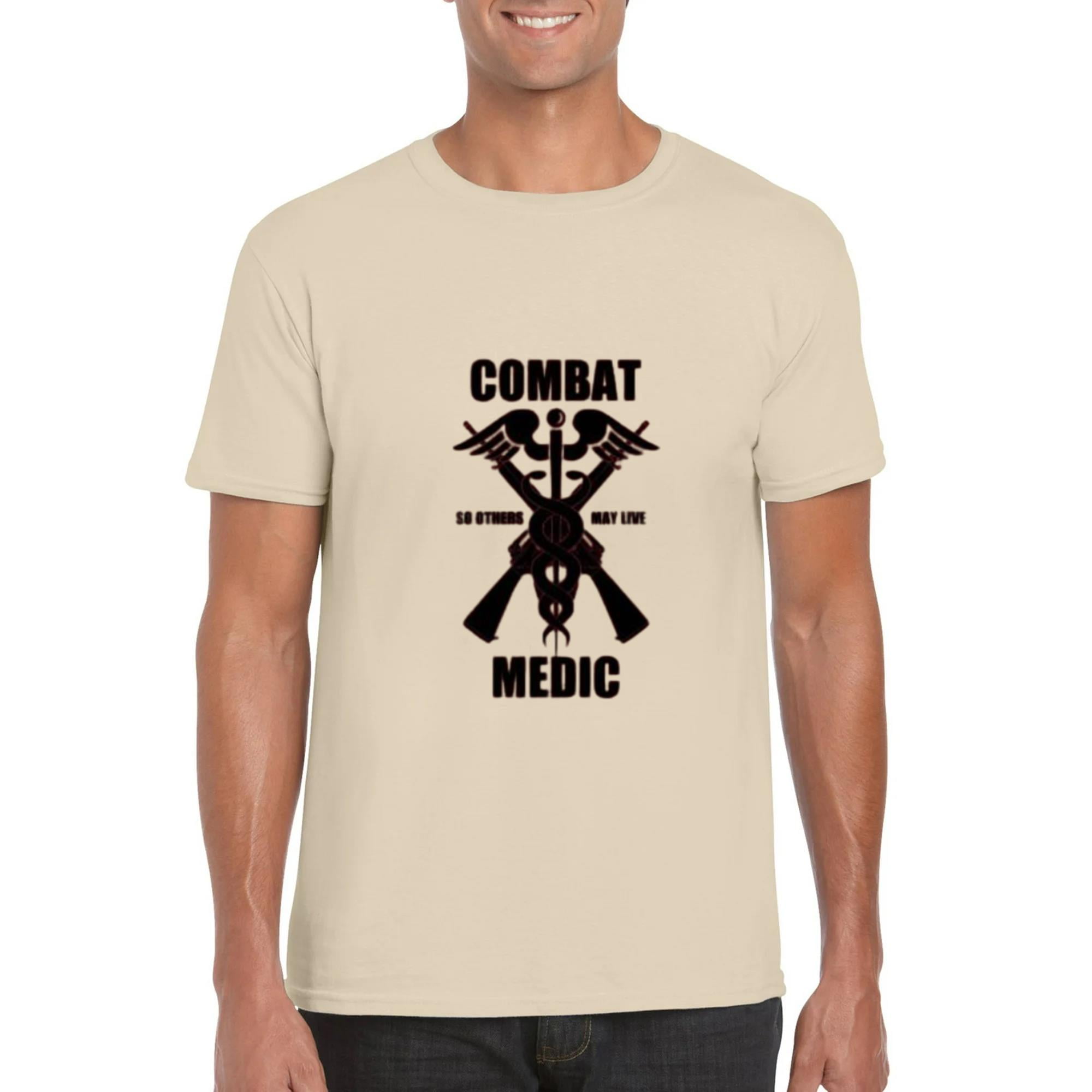Combat Medic Military Medical Corps Soldier Hero Lifesaver Top T-Shirt ...