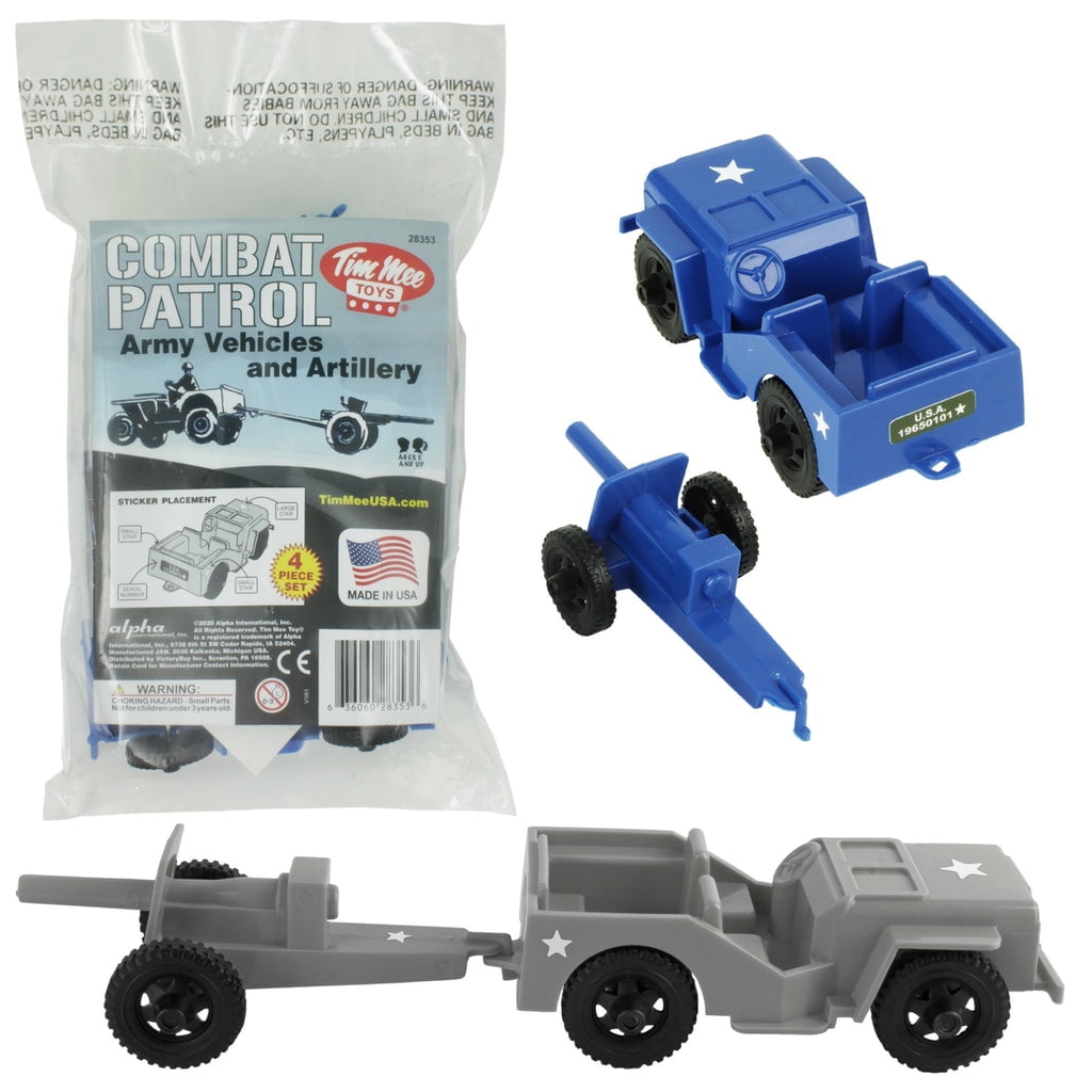 Combat Patrol Army Vehicles and Artillery - Blue & Gray New - Walmart.com