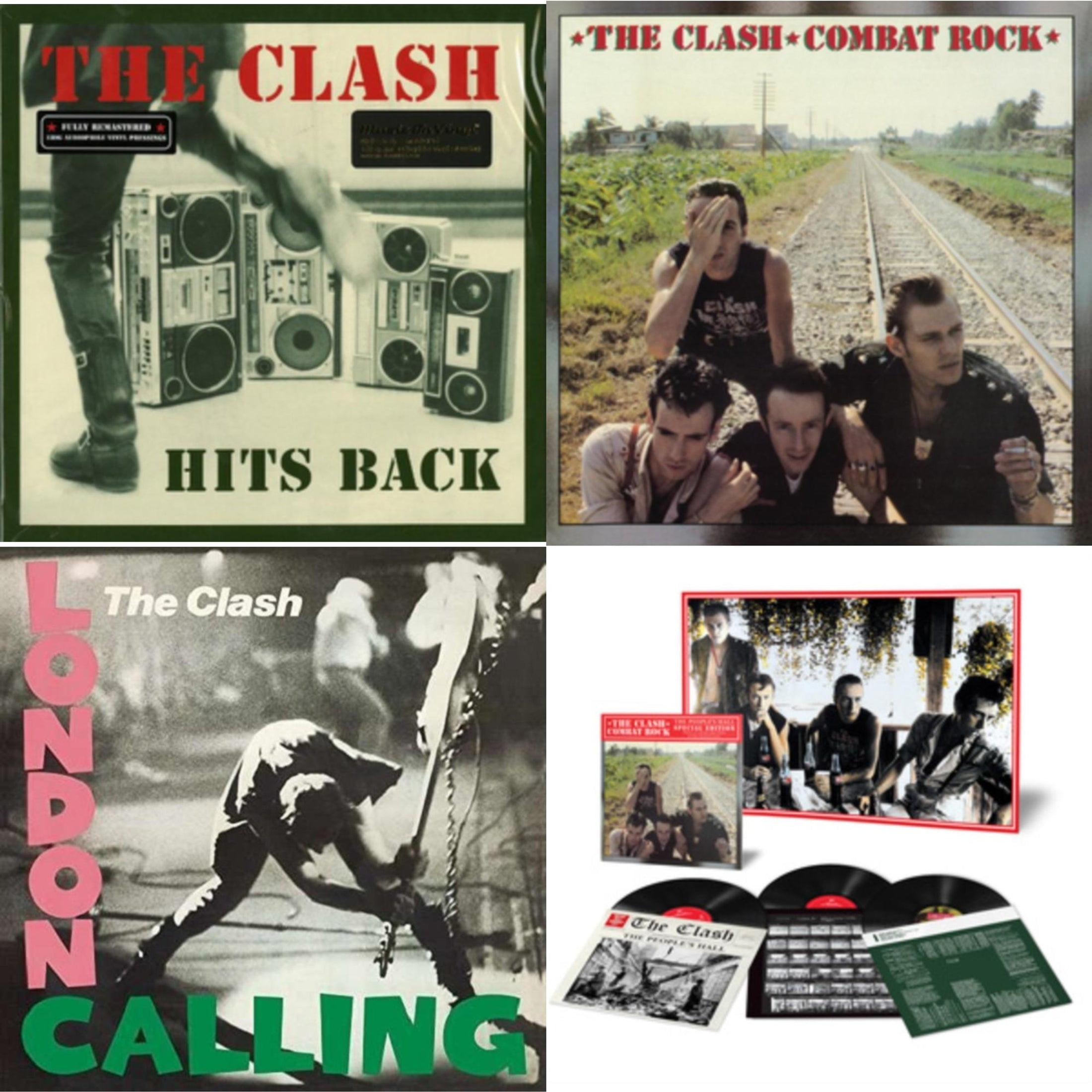 Combat Rock (180G/Remastered) & Hits Back (180G) & London Calling (2LP/180G/Remastered) & Combat ...