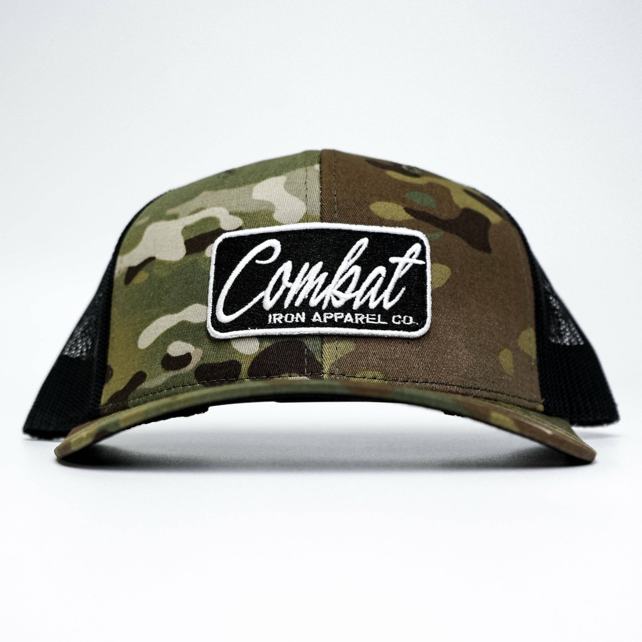 Combat Script Patch Mid-Profile Mesh Snapback Hat Multicam / Black - Walmart.com