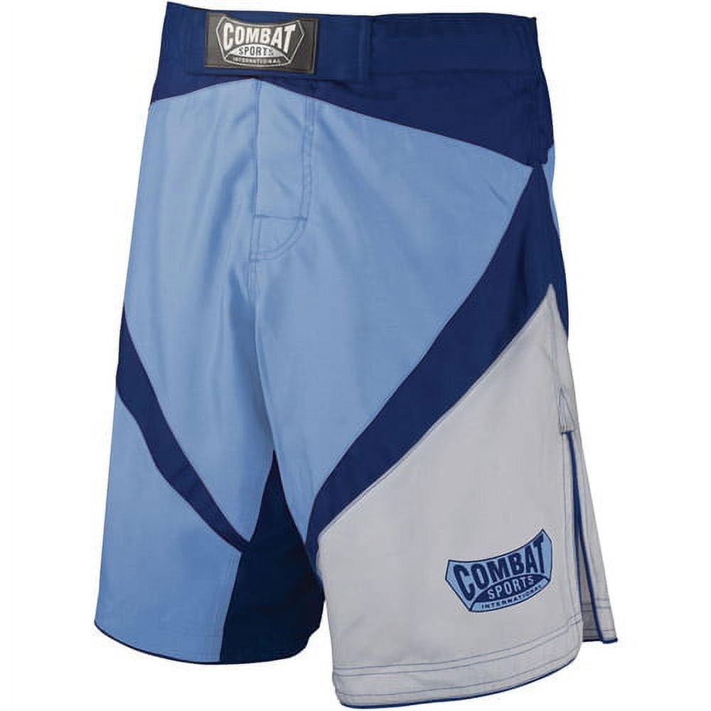 Combat Sports Fight MMA Boardshorts 30 Light Blue / Navy Blue / White ...