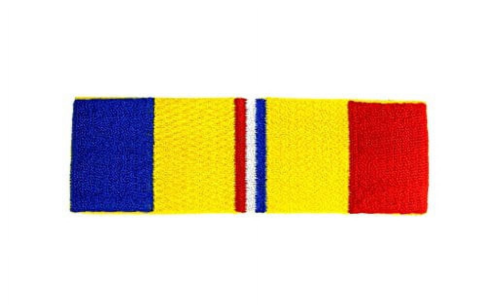 Combat Veteran Service Ribbon Embroidered Military Patch Iron Sew ...