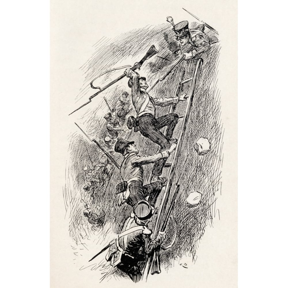 Combatants Who Struggled Fiercely To Destroy Each Other Illustration By ...