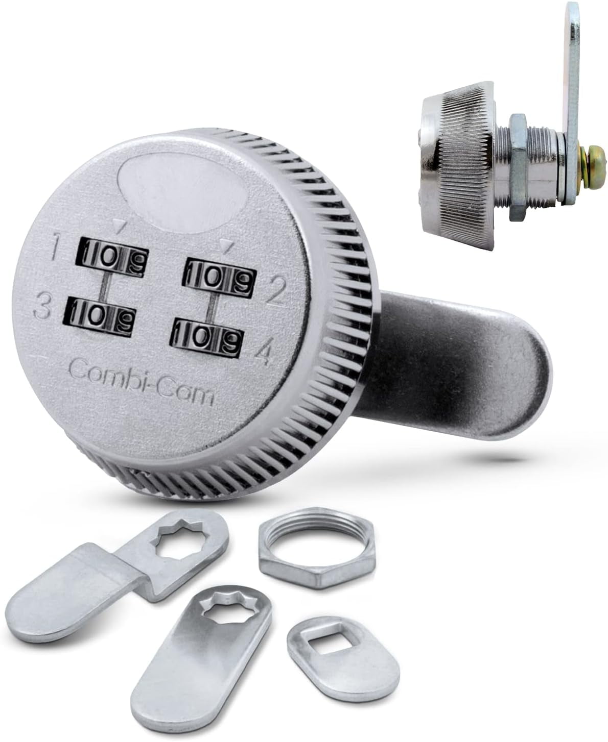 Combi-Cam Combinated Lock 7803S - Small Chrome Cam Lock | Keyless 4 ...