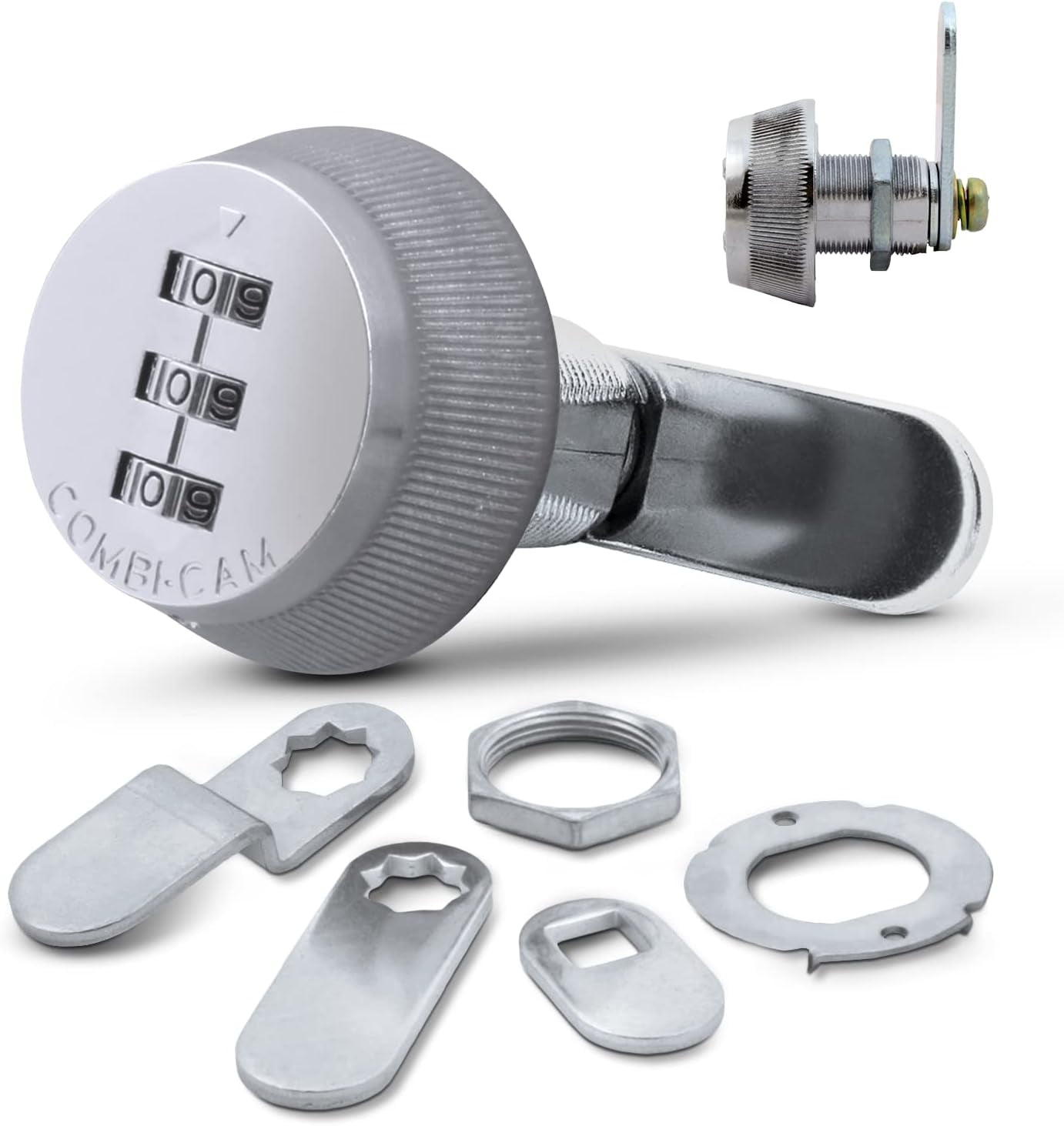 Combi-Cam 7850R-M Chrome Medium 7/8" Combi-Cam Combinated Cam Lock ...