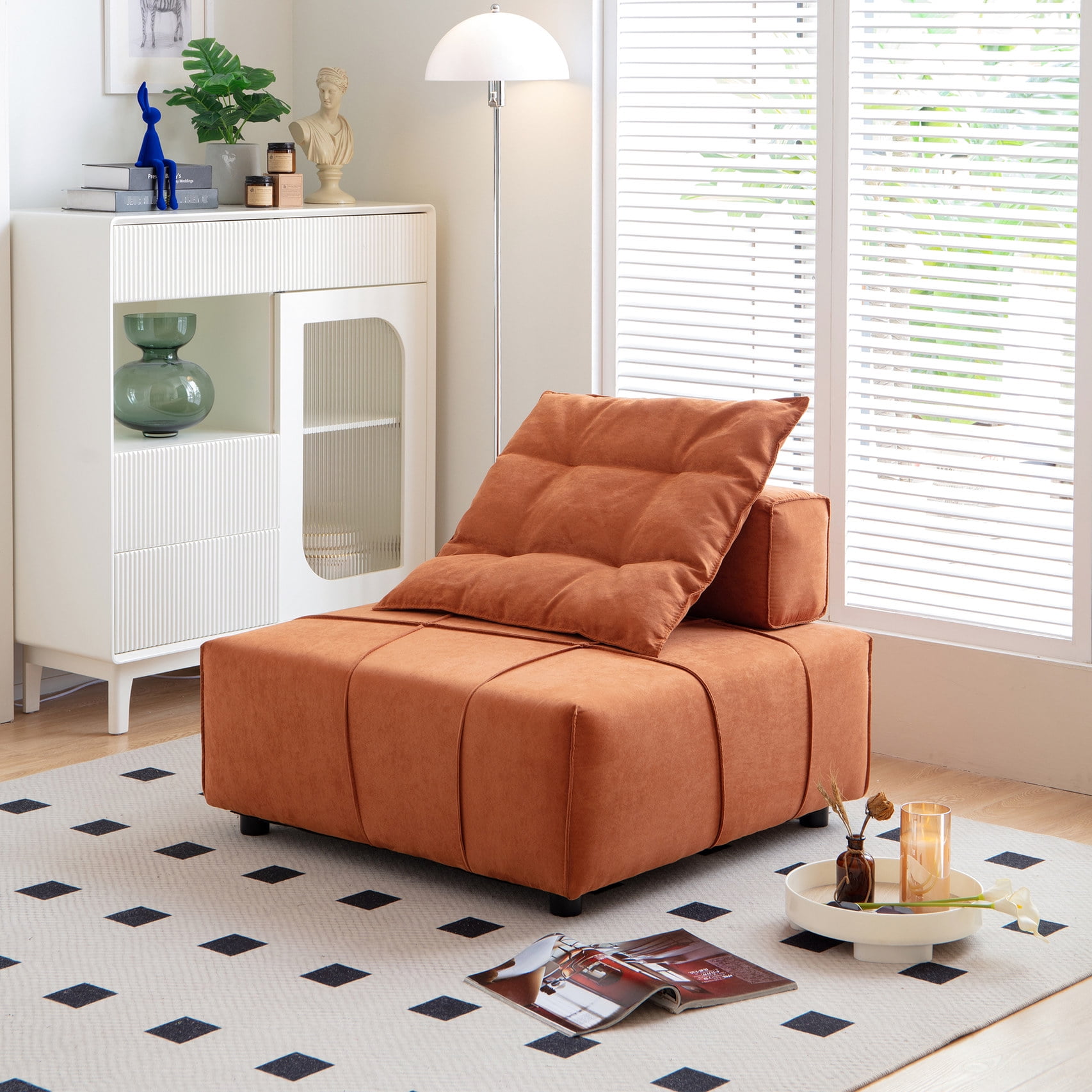 Combinable Single Sofa / Build Couple, L - shaped or U - shaped Seats ...