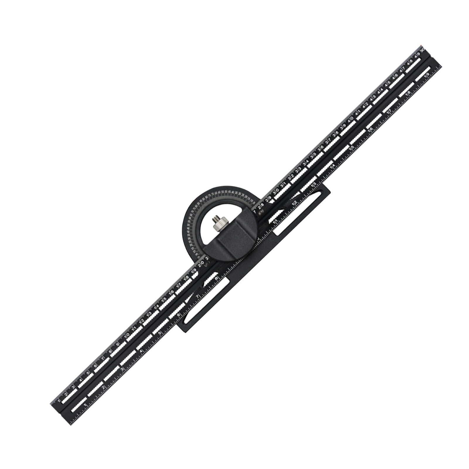Combination Angle Ruler, Adjustable 0 360 Degree Measuring Square ...