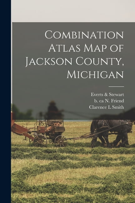Combination Atlas Map of Jackson County, Michigan - Walmart.com