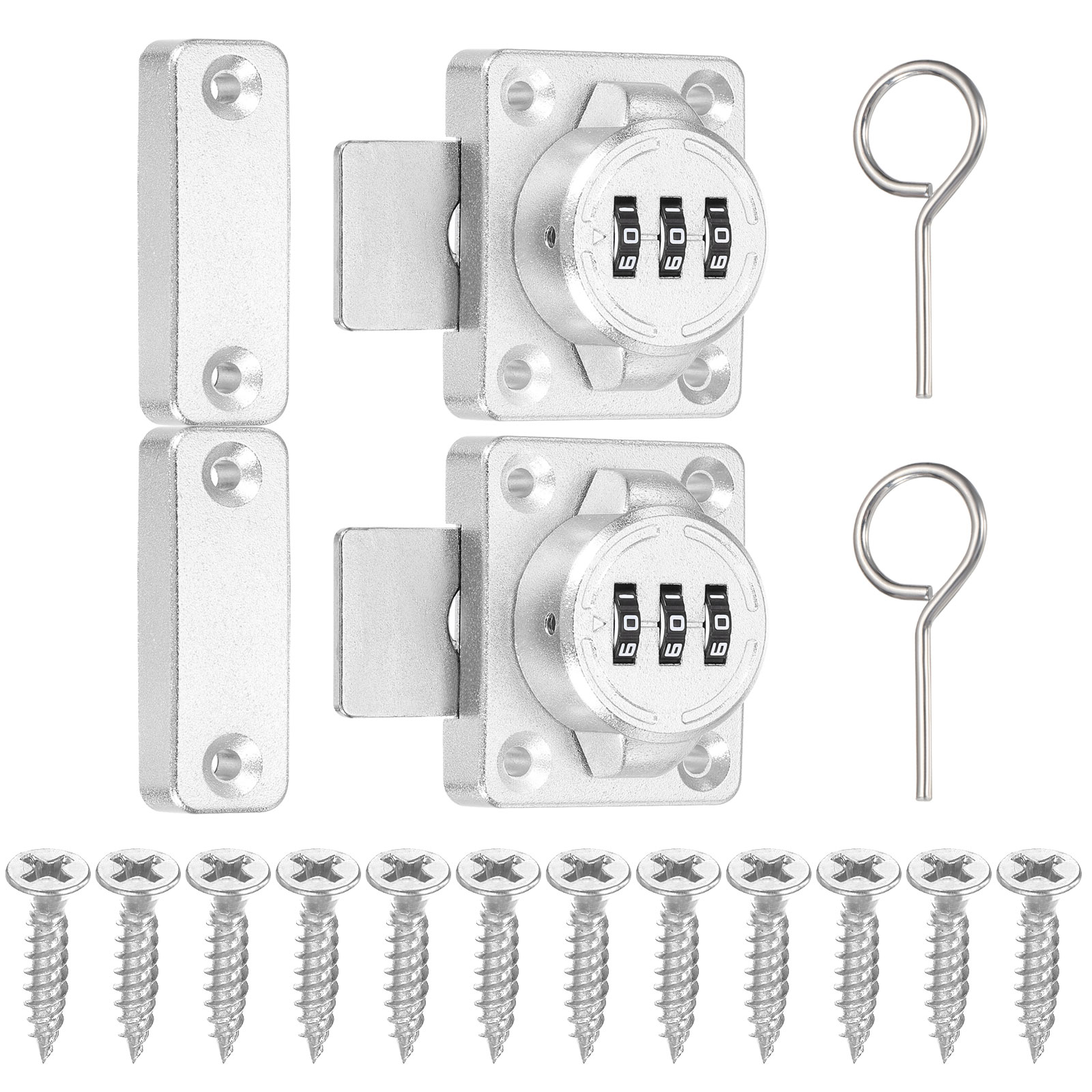 Combination Cabinet Lock, 3-Digit Cabinet Safety Lock Mechanical ...