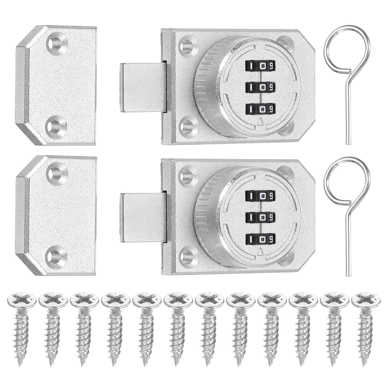 Combination Cabinet Lock, Zinc Alloy Mechanical Keyless Safety Door ...