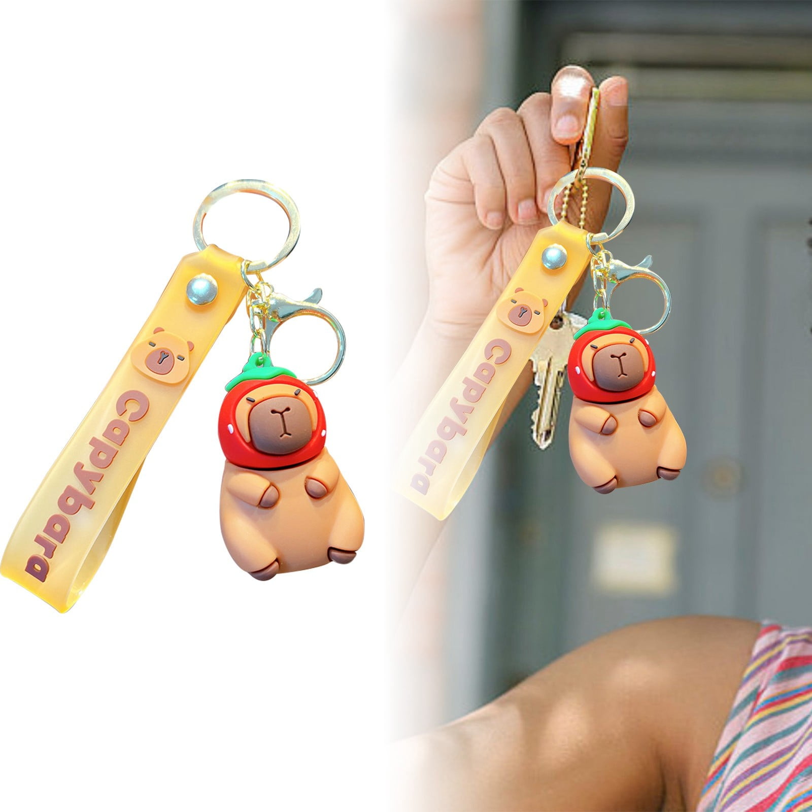 Cute Keychains Women's Safety Keychains Girls Backpack Keychains ...