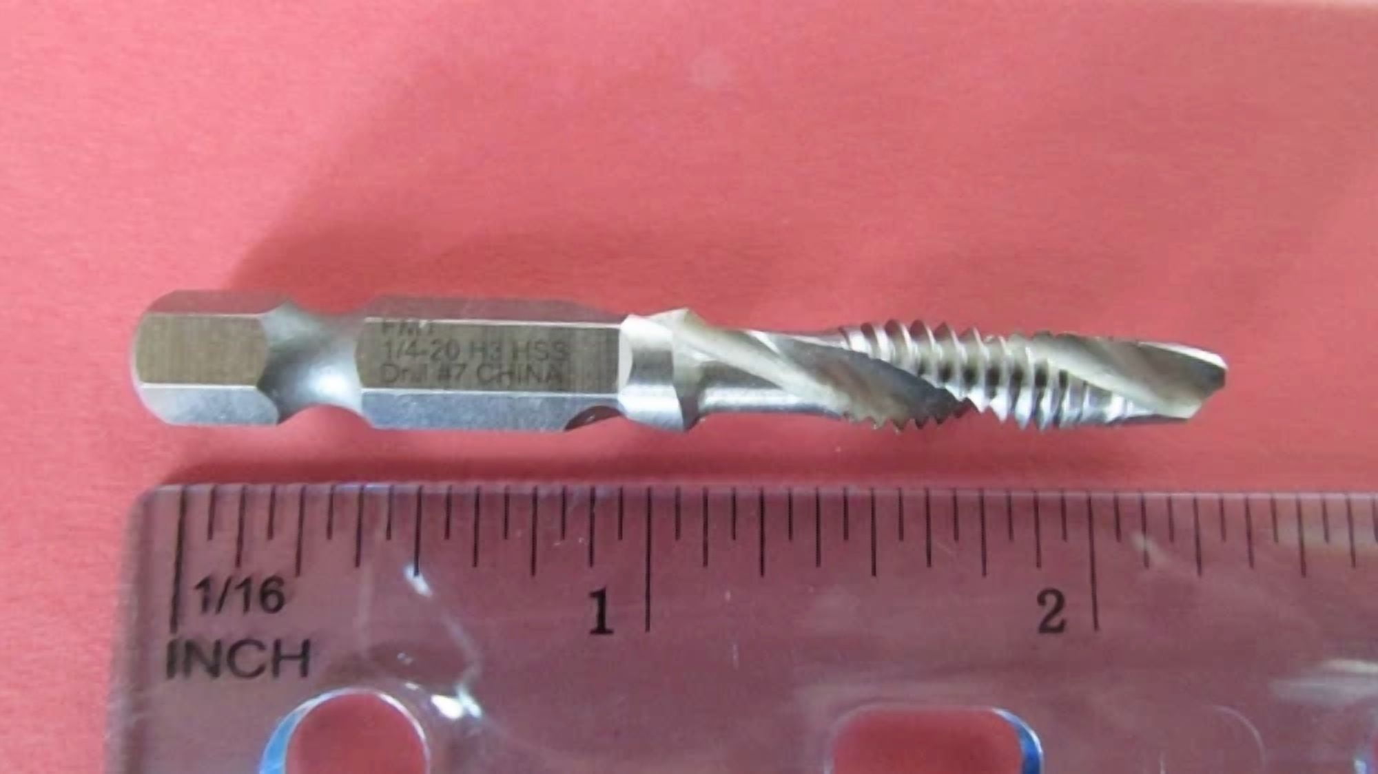 Combination Drill And Tap 1/4 - 20 Fmt Standard Drill #7 Bit - Walmart.com