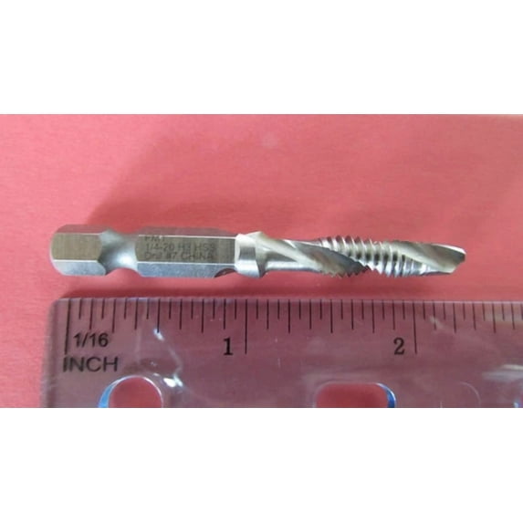 Combination Drill And Tap 1/4 - 20 Fmt Standard Drill #7 Bit - Walmart.com