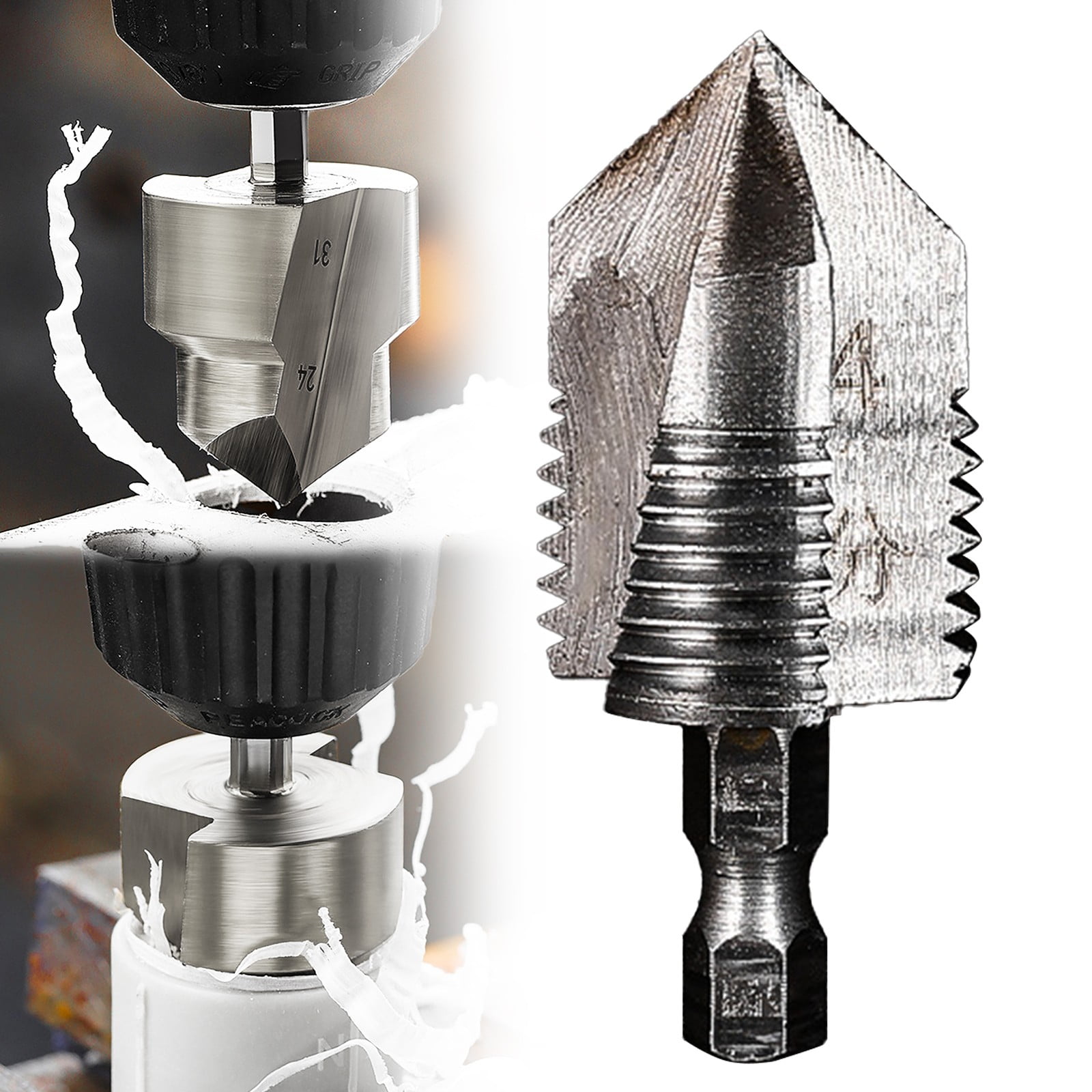 Combination Drill Tap & Tap Bit Set Screw Tapping Bit Tool For Drilling ...