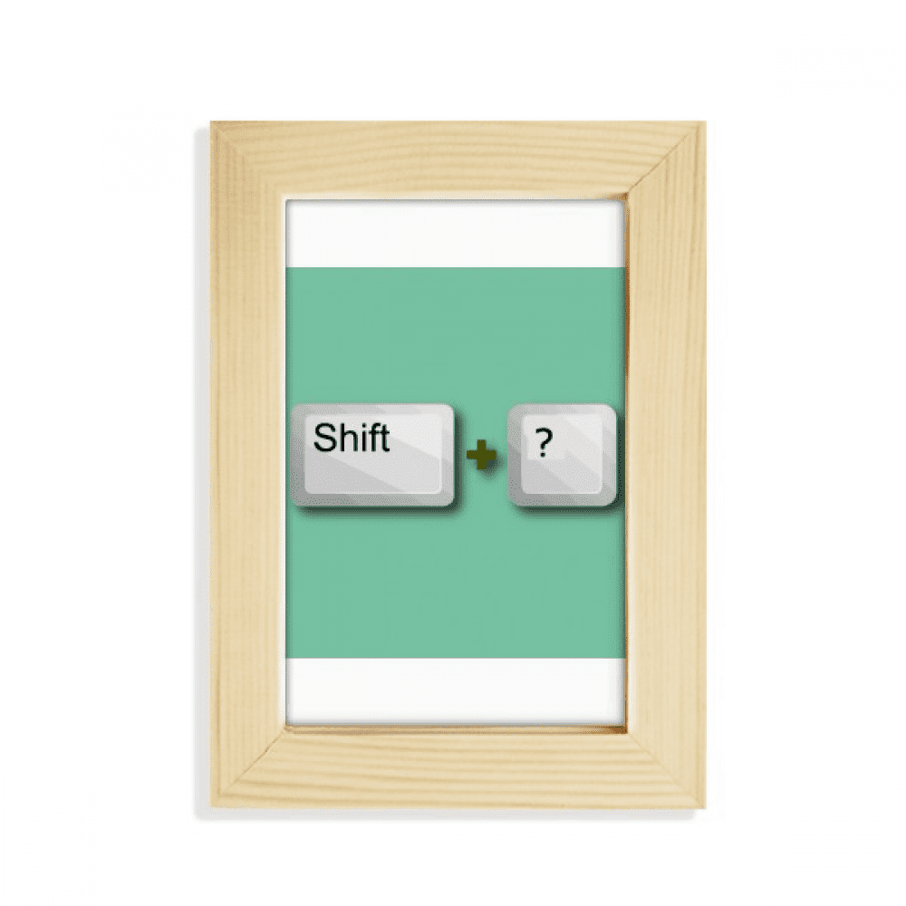 Combination Effect Shift Question Mark Desktop Display Photo Frame ...