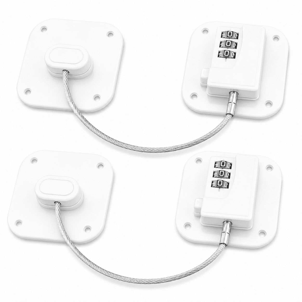 Kabuer Combination Fridge Lock, Babyproof Safety Lock for Cabinets and ...