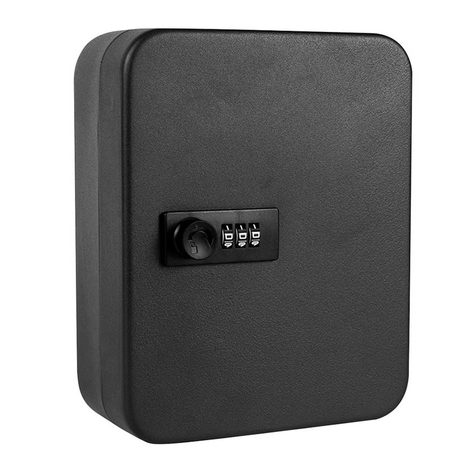 Combination Key Cabinet 20 Key Hooks Key Box Wall Mounted Locking Key ...