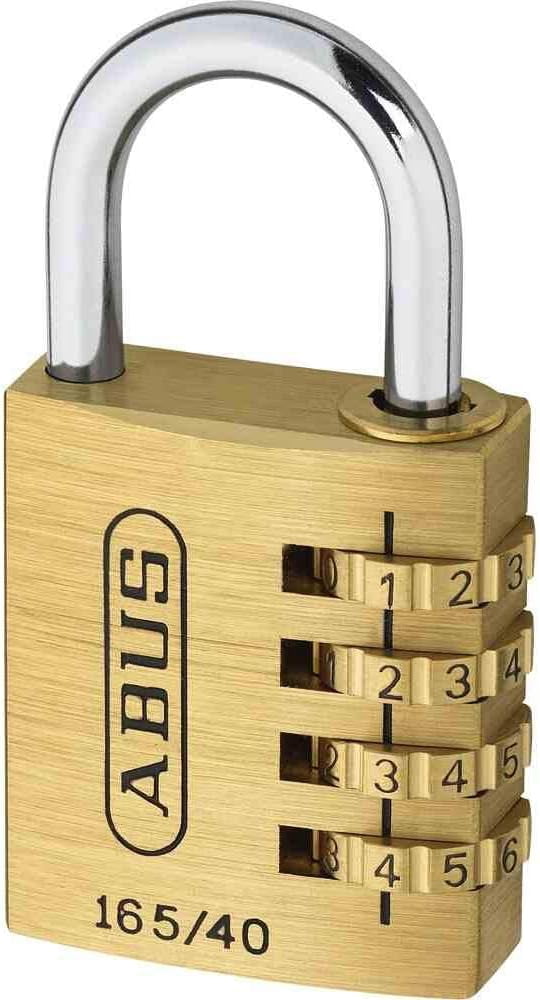 Combination Lock 165/40 - Brass Padlock - with Individually Adjustable ...