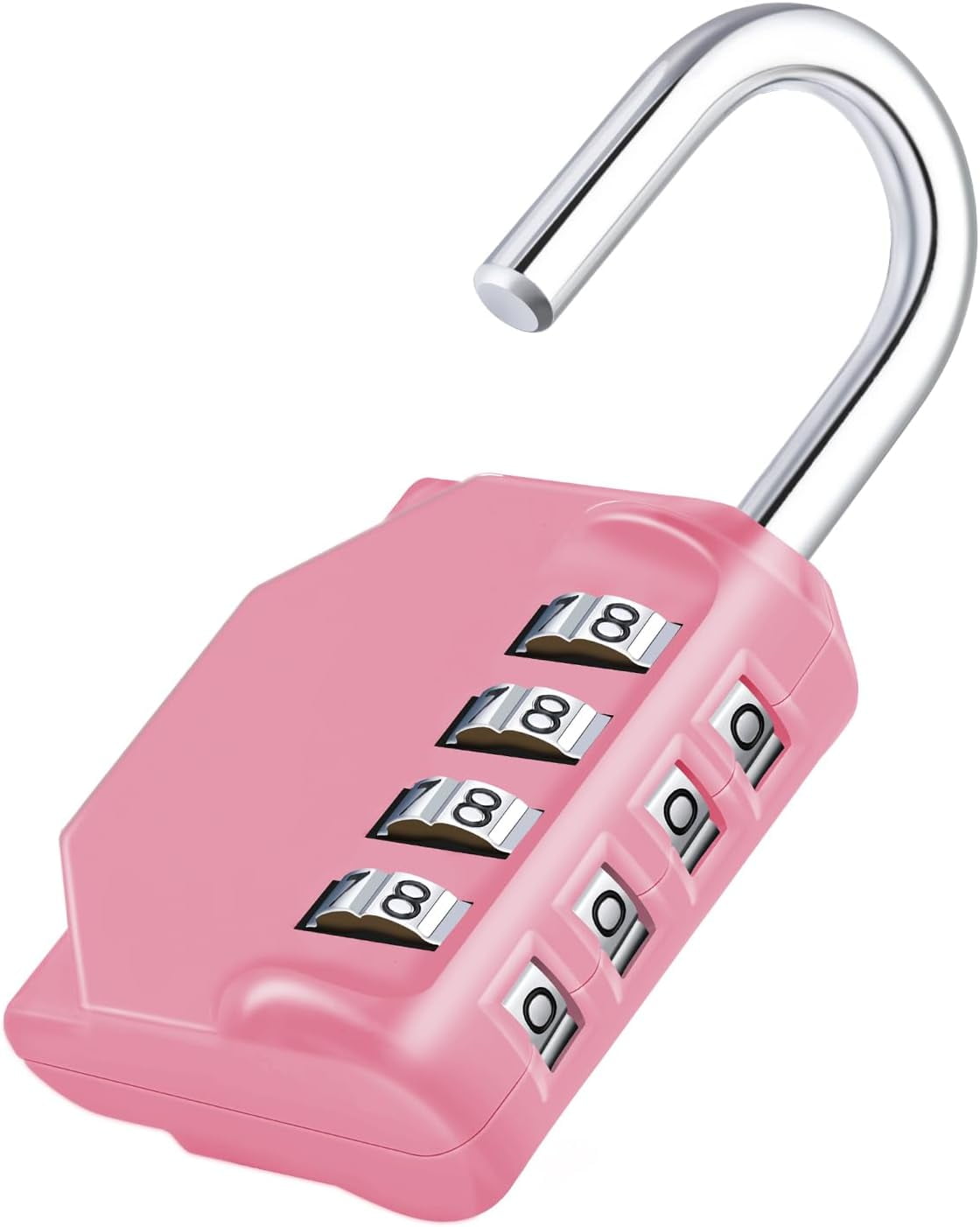 Combination Lock, 4 Digit Combination Padlock Outdoor, School Lock, Gym ...