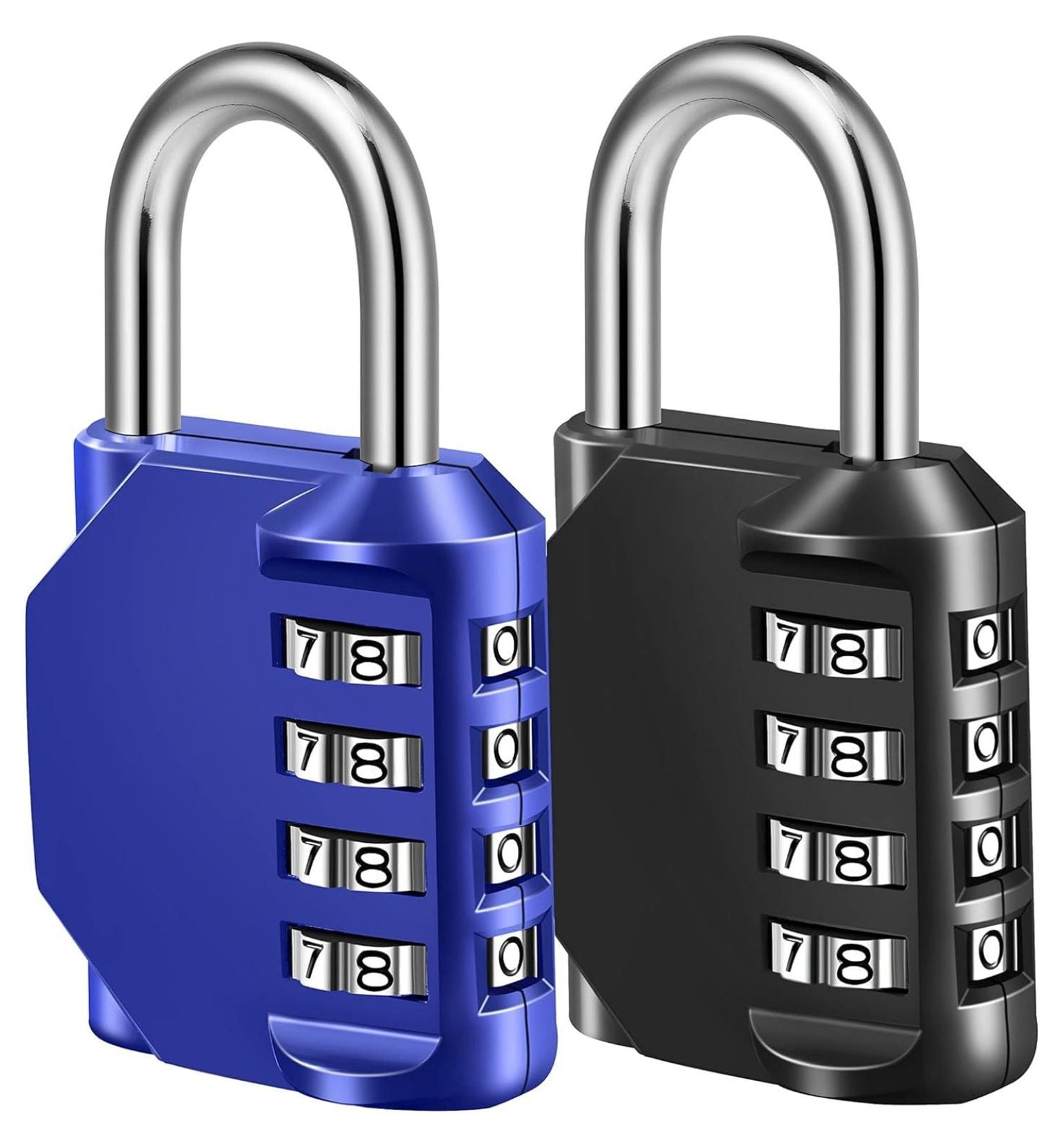 Combination Lock, 4 Digit Combination Padlock for School Gym Sports ...