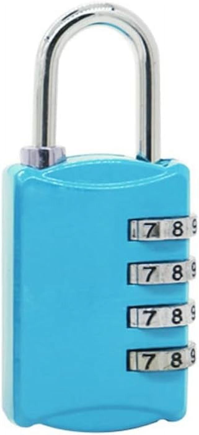 Combination Lock, 4 Digit Combination Padlock for School Gym Sports ...