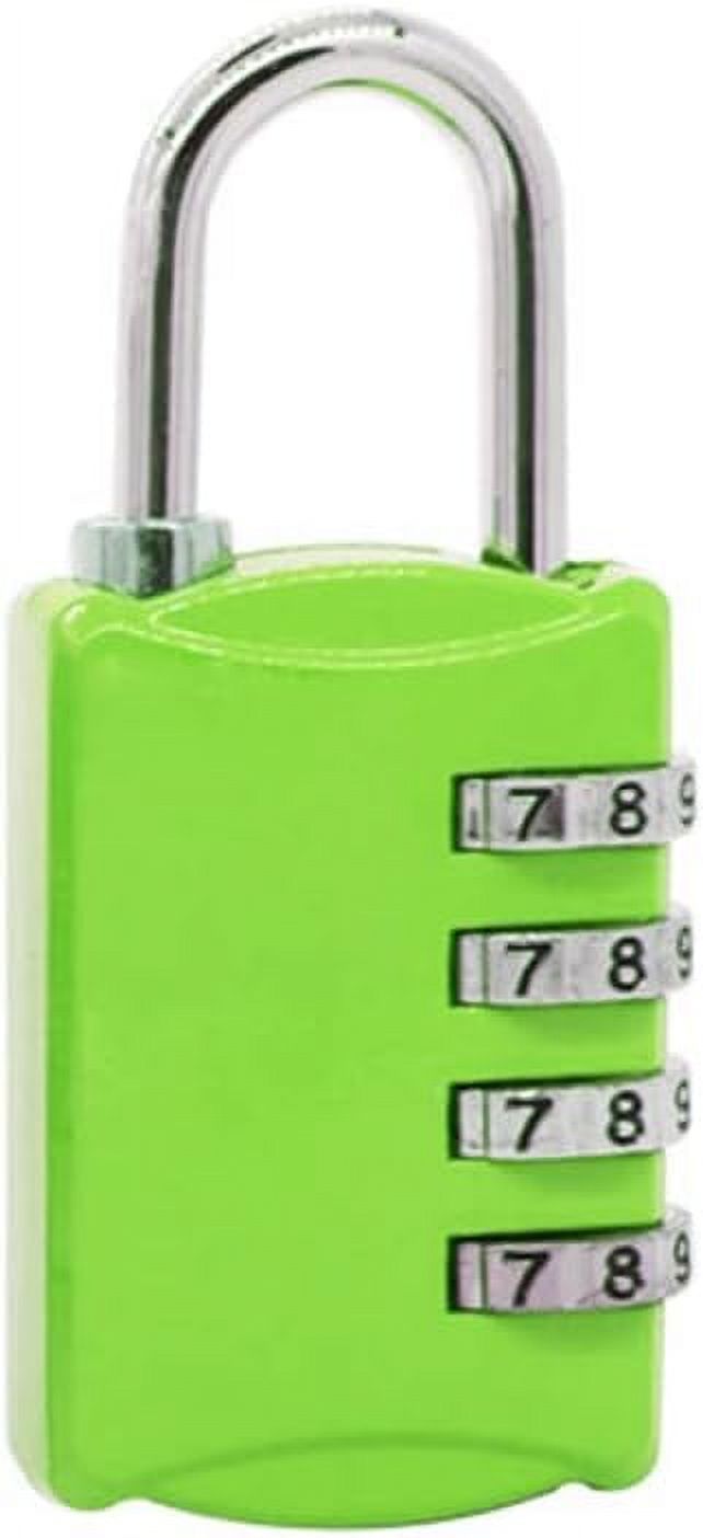 Combination Lock, 4 Digit Combination Padlock for School Gym Sports ...