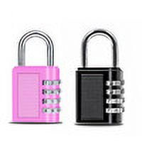 Combination Lock, 4 Digit Combination Padlock for School Gym Sports ...