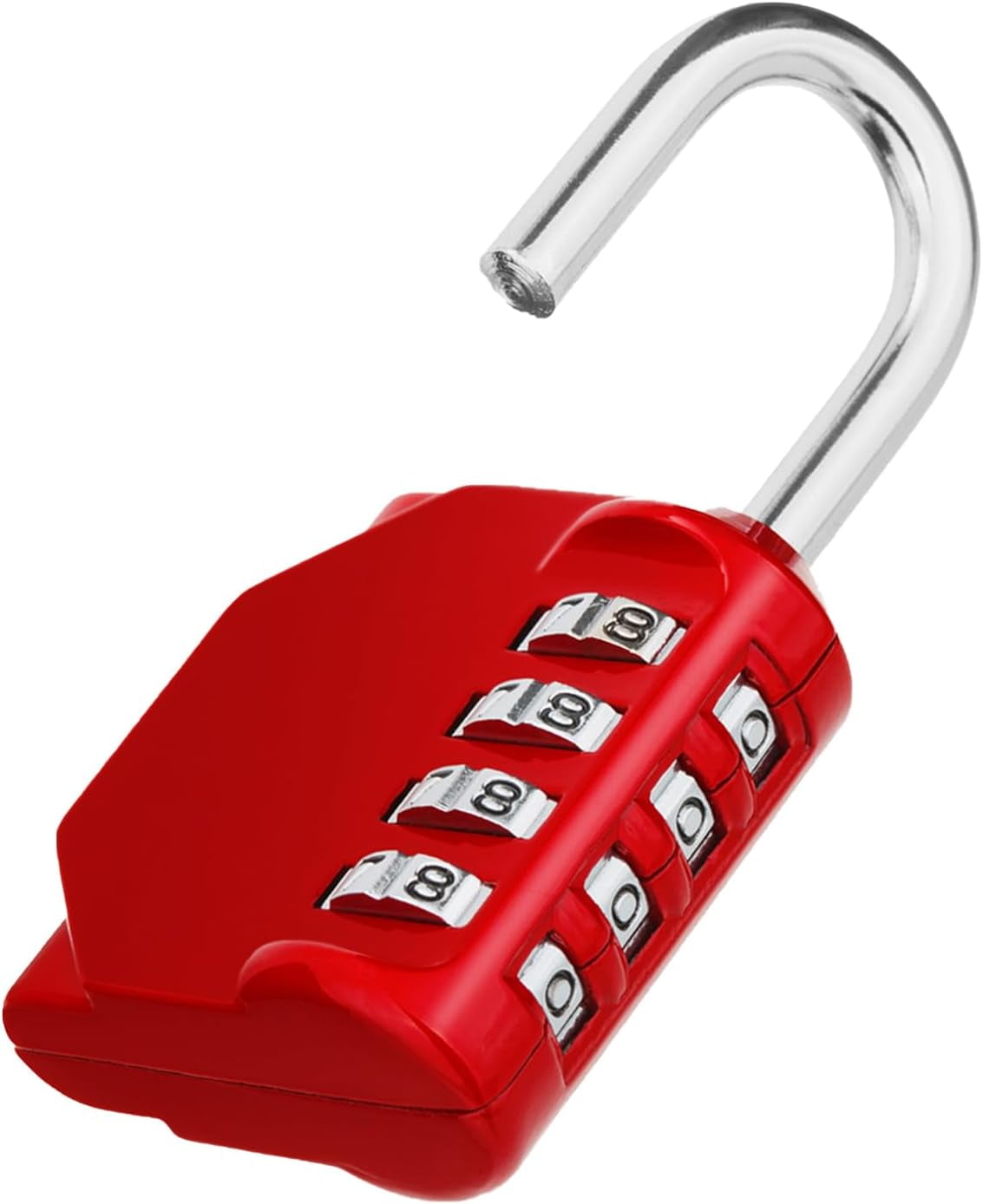 Combination Lock, 4 Digit Outdoor Combination Padlock for Gym, School ...