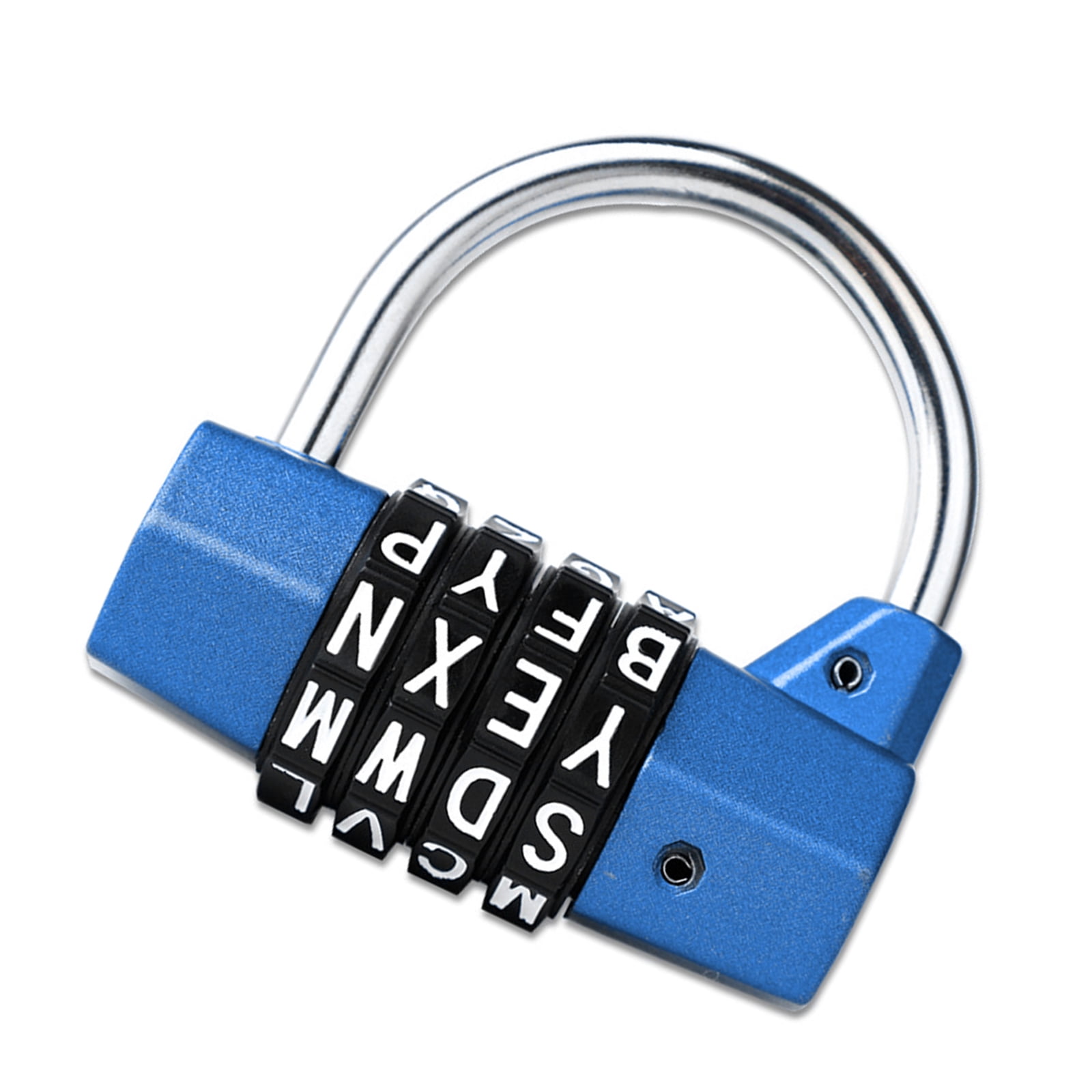 Combination Lock 4 Digit Outdoor Waterproof Padlock for School Gym ...