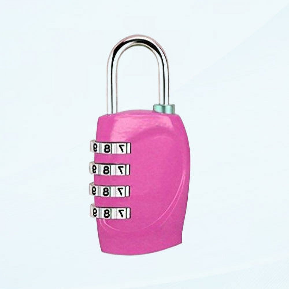 Combination Lock 4 Digit Padlock Resettable Combination Lock, Gym Lock ...