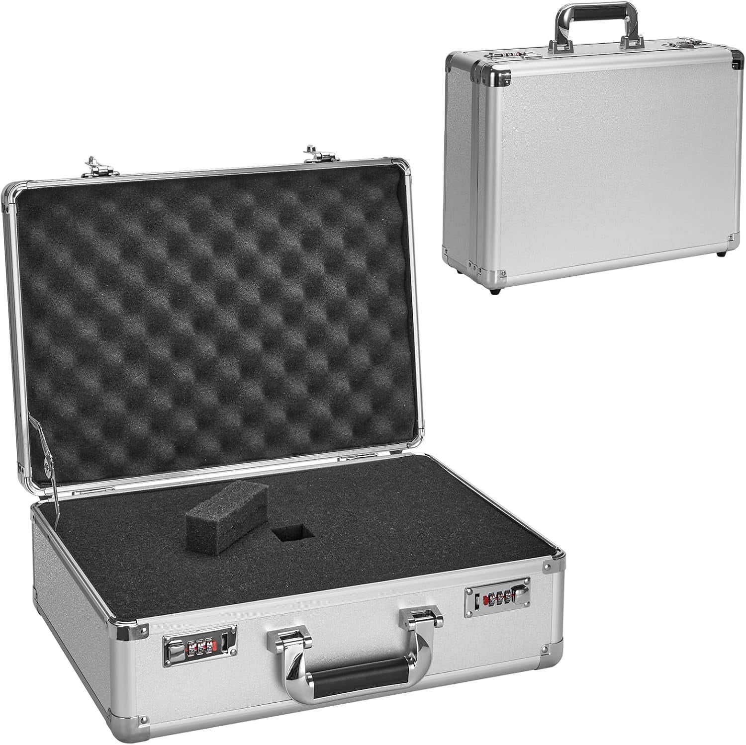 Combination Lock Box - Locking Storage Case with Customizable Foam, 14. ...