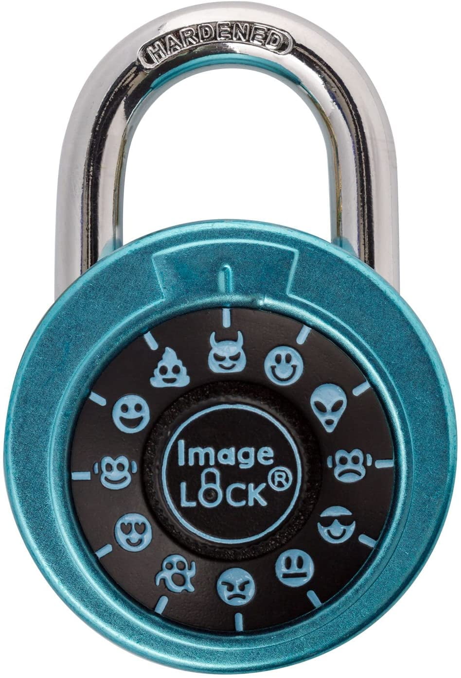 ImageLOCK Emoji Padlock EML-12, 1-7/8in (48mm) Width, 1-1/2in Shackle ...