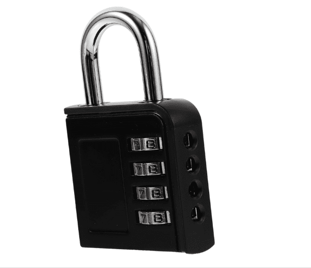 Combination Lock Luggage Lock for Travel 4-Dial Lock for Home - Walmart.com