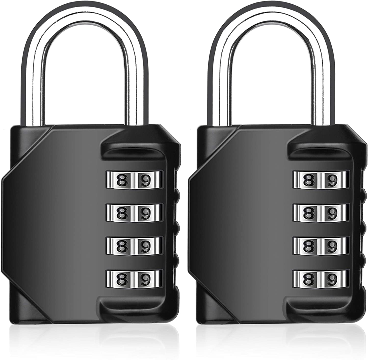 Combination Lock, Qtto Lock Code 2-Piece 4-Digit, Padlock, Padlock For ...