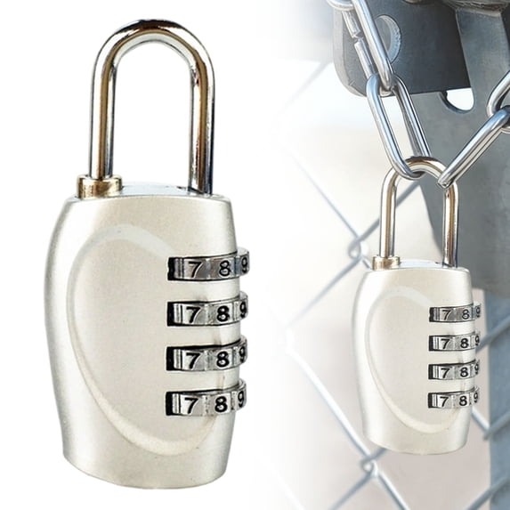 Combination Lock for Locker 4 Digit Outdoor Waterproof Padlock for ...