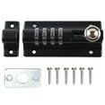 Combination Locking Bolt Coded Latch 4 Digit Anti Theft Metal Lock for ...