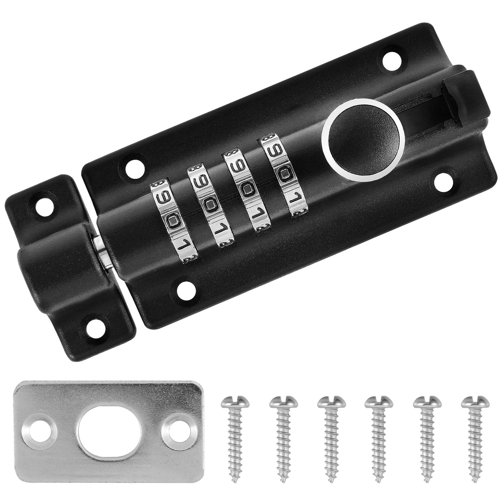 Combination Locking Bolt Zinc Alloy 4 Digit Combination Sliding Door ...
