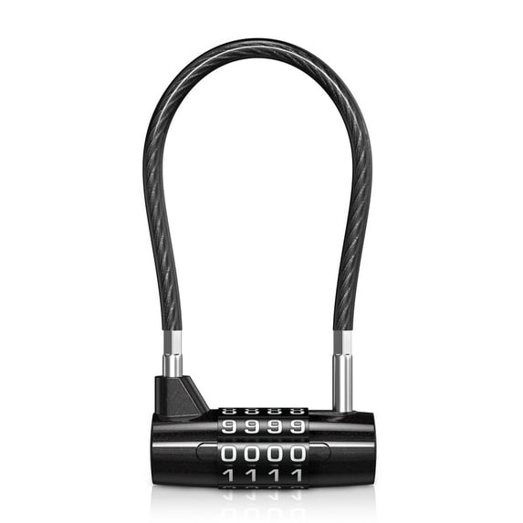 Combination Locks, AMIR Long Shackle 4 Digit Code Resettable ...