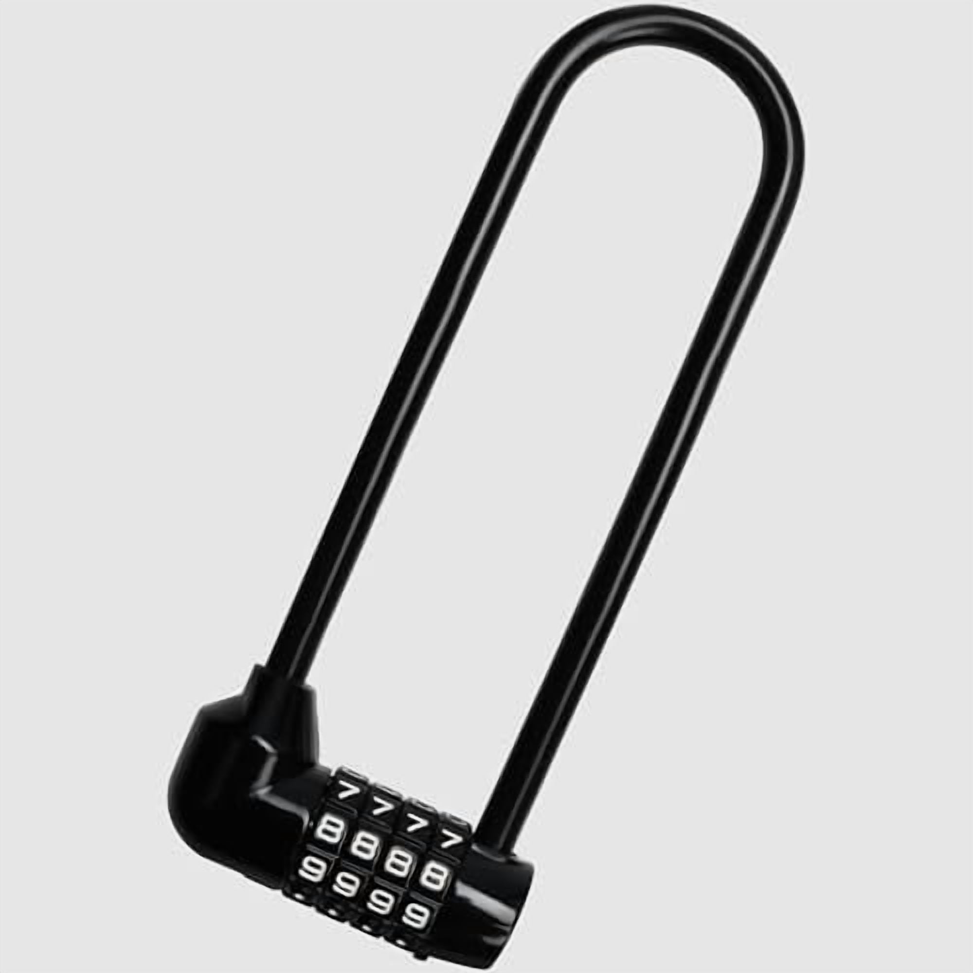 Combination Long Shackle Padlock - Long Gate Lock for Outdoor Fence ...